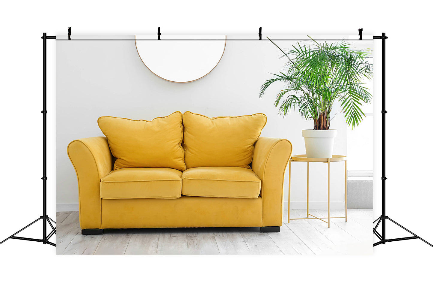 Warm Family Yellow Sofa Backdrop RR5-9 – Dbackdrop