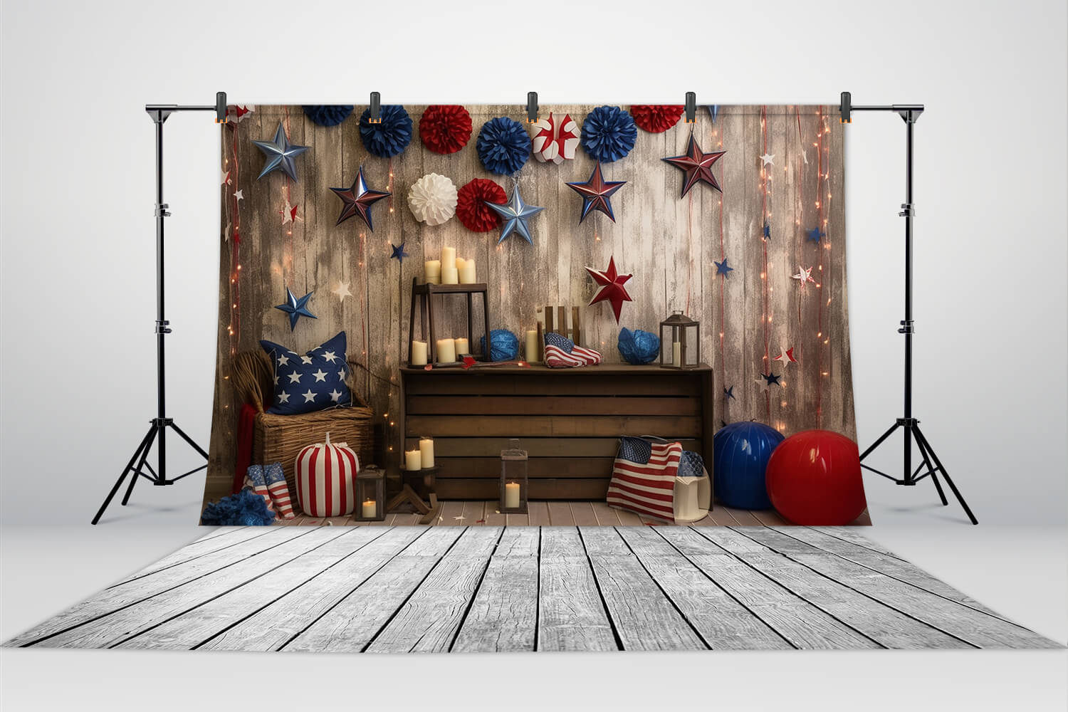 Independence Day Decoration Photography Backdrop RR6-14 – Dbackdrop