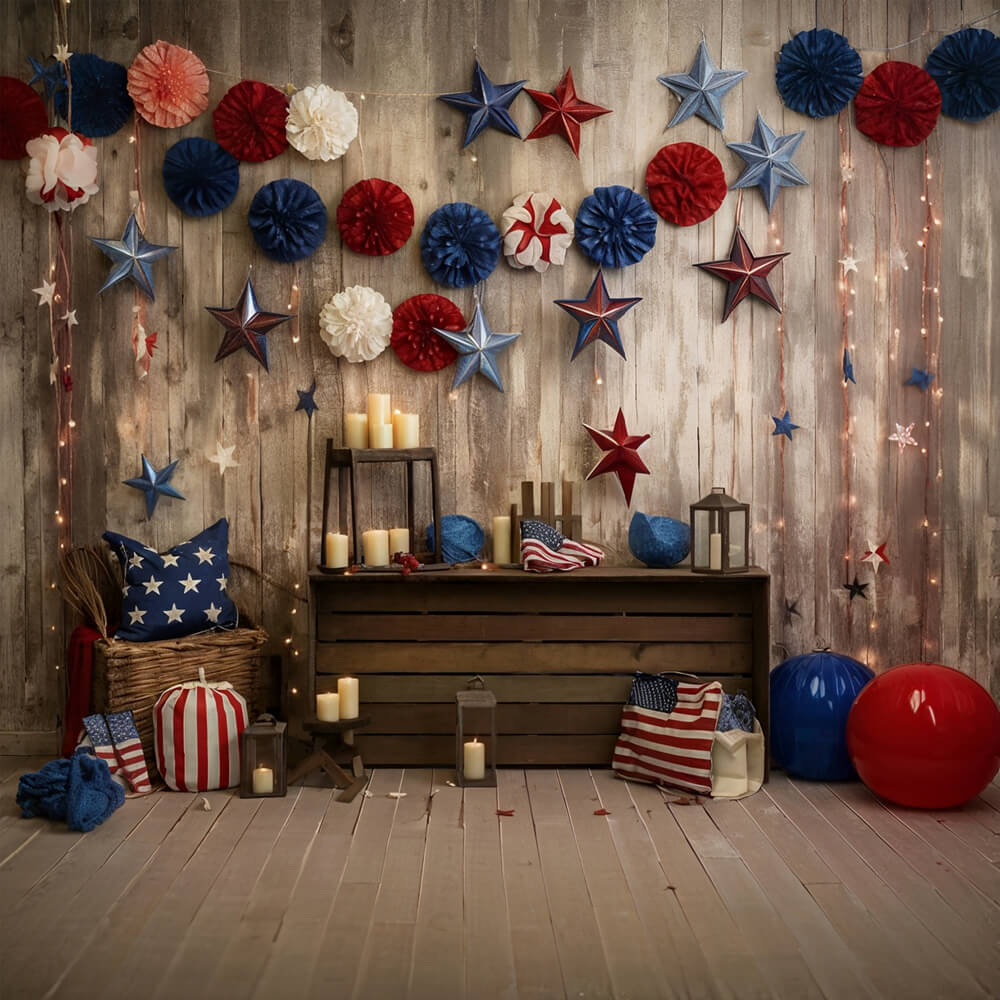 Independence Day Decoration Photography Backdrop RR6-14 – Dbackdrop