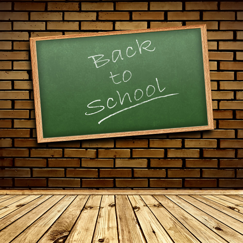 Brick Wall Wooden Floor Back to School Backdrop RR6-27 – Dbackdrop