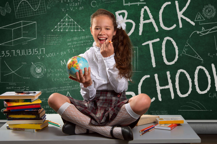 Back to School Chalkboard Photography Backdrop RR6-42 – Dbackdrop
