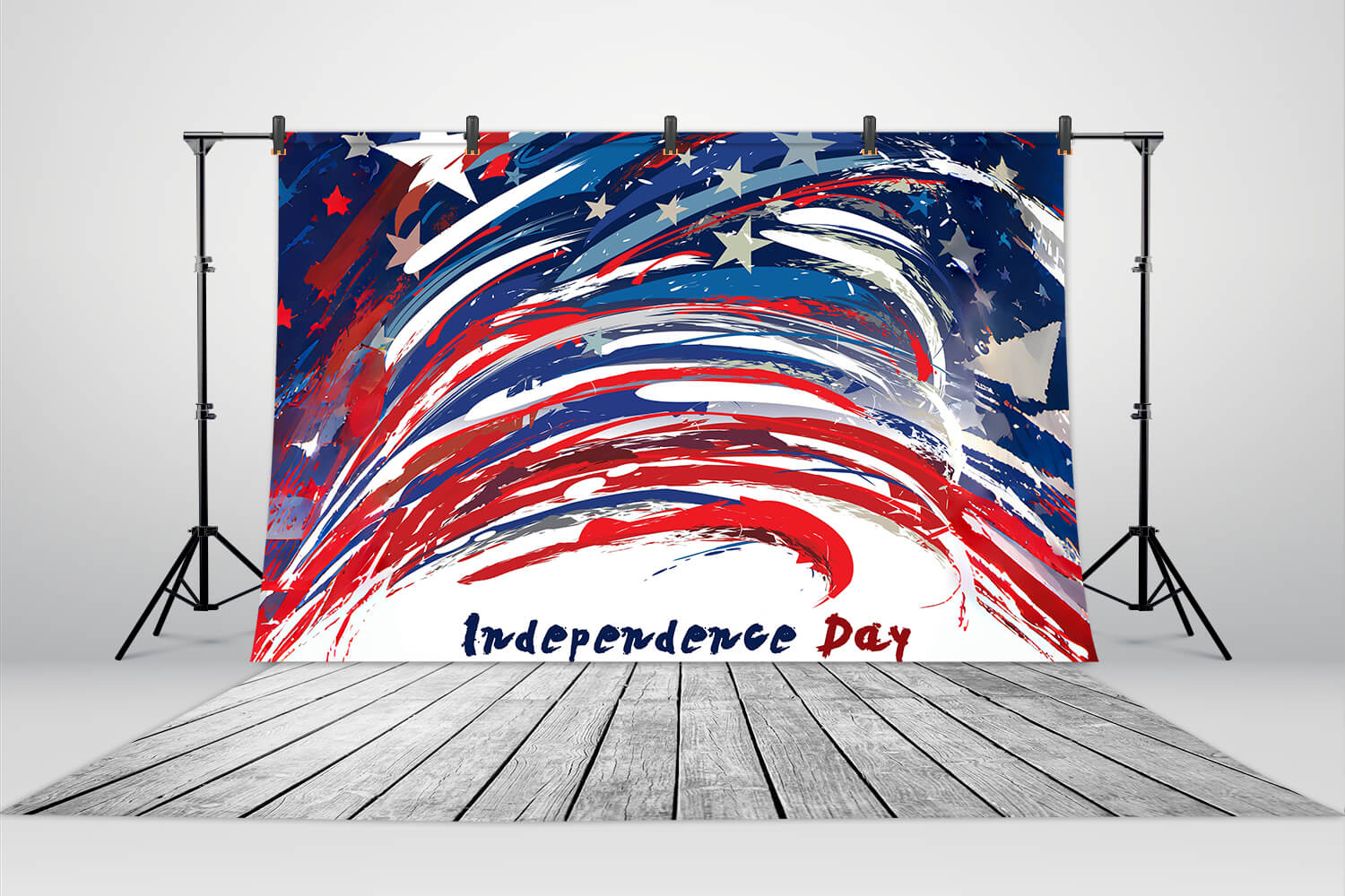 American Flag Brush Colors 4th of July Backdrop RR6-5 – Dbackdrop