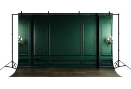 Modern Classic Green Interior Wall Backdrop RR6-75 – Dbackdrop