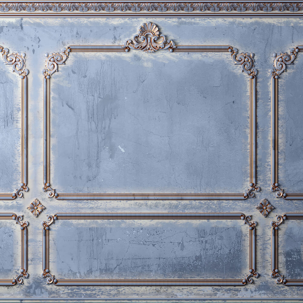 Vintage Old Stucco Blue Retro Wall Backdrop RR6-85 – Dbackdrop