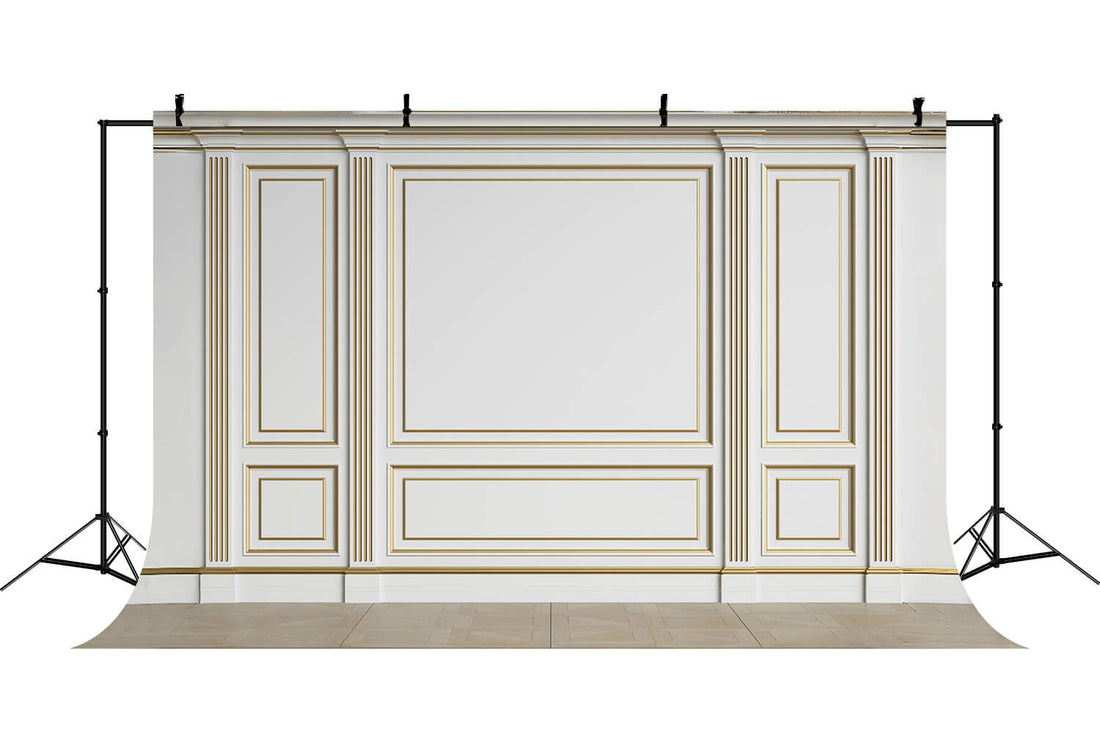 Interior White Retro Wall Photography Backdrop RR6-89 – Dbackdrop