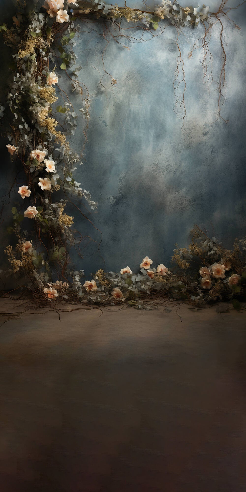 Abstract Fine Art Sweep Floral Photography Backdrop RR6-92 – Dbackdrop