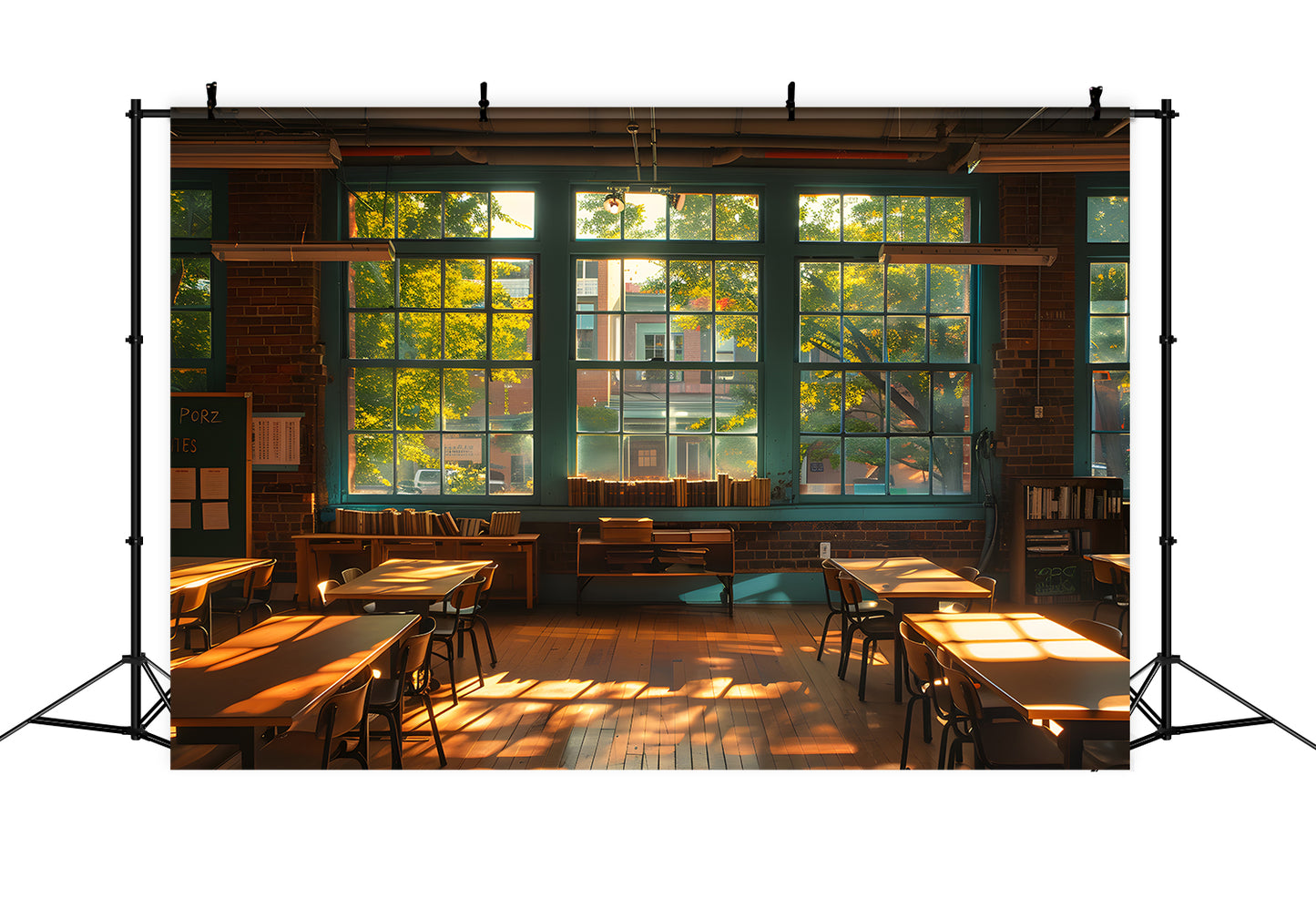 Afternoon Classroom Back to School Backdrop RR7-189 – Dbackdrop
