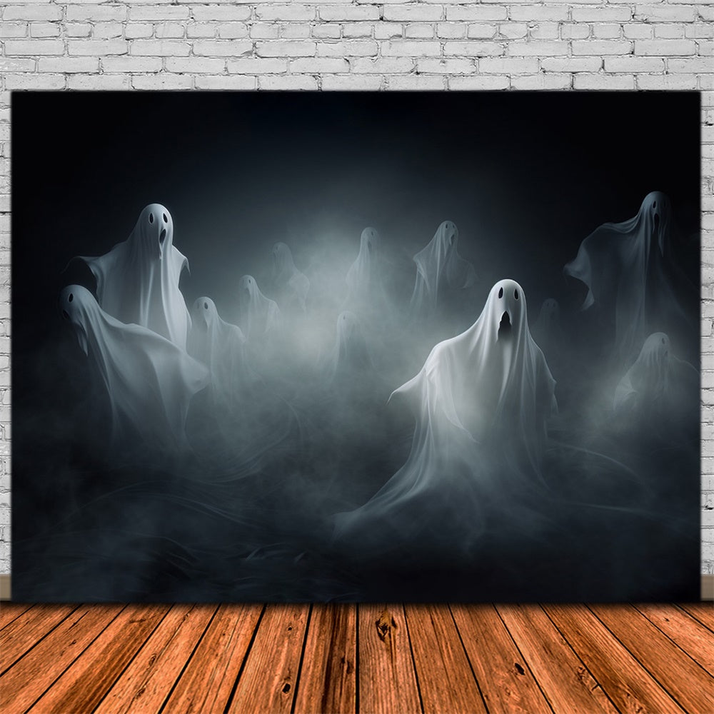 Halloween Horror Floating Ghost Photography Backdrop RR7-478 – Dbackdrop
