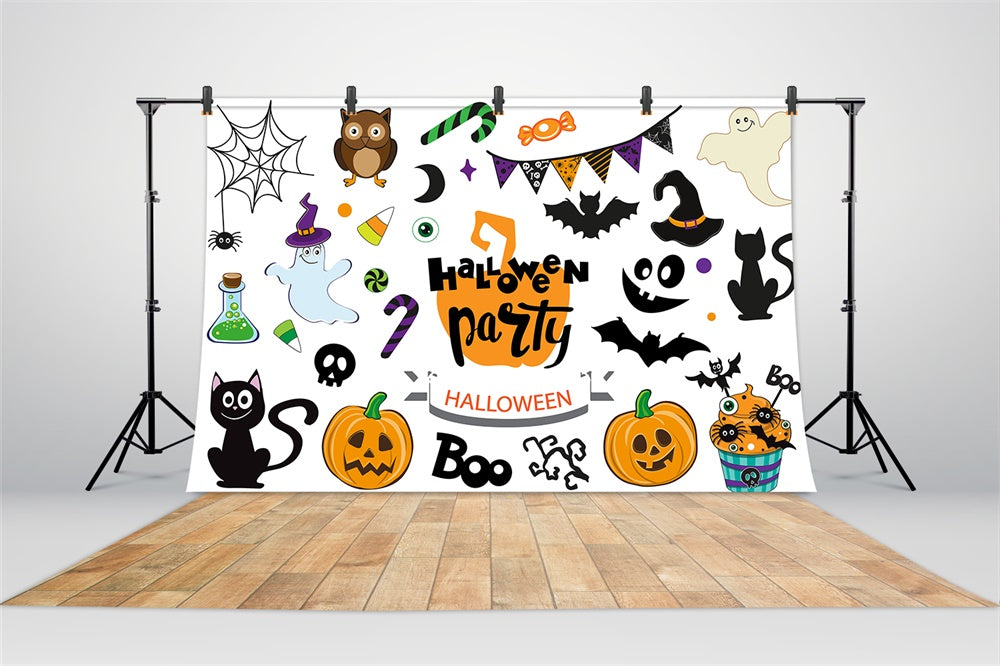 Halloween Party Decoration Photography Backdrop RR7-505 – Dbackdrop