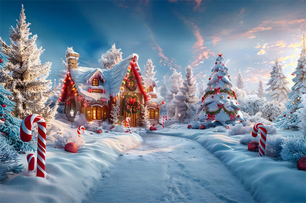 Christmas Wonderland Background Christmas Lights Background Royalty