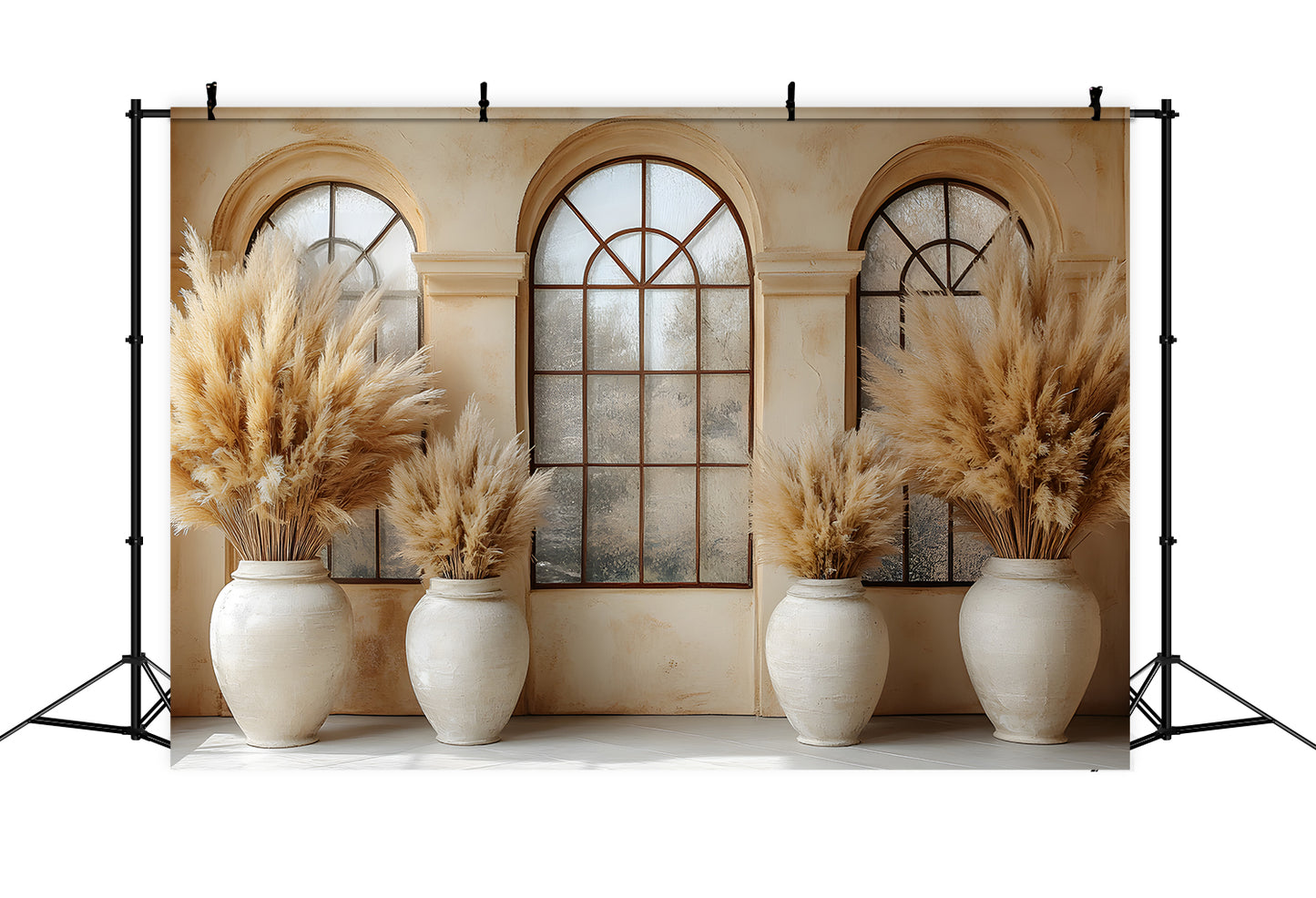 Vintage Pampas Window Boho Backdrop RR8-418 – Dbackdrop