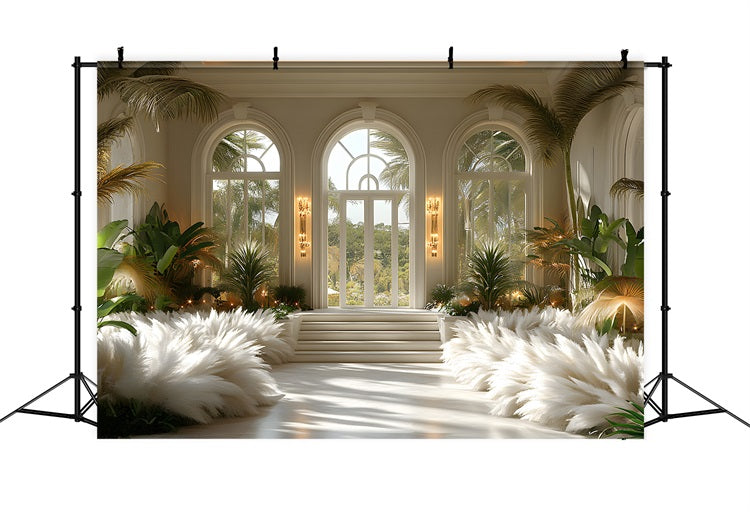 Gorgeous Grand Boho Greenhouse Backdrop RR8-465 – Dbackdrop