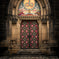 Castle Door Medieval Backdrops Vintage Middle Age Backgrounds S-3058 ...