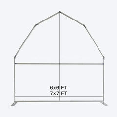 Barn Theme Backdrop Pink Barn Farm Arch Backdrop MRR10-64