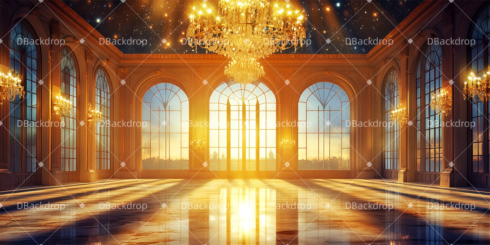Professional Stage Backdrops Ballroom Theater Stage Backdrop TWW511-T1