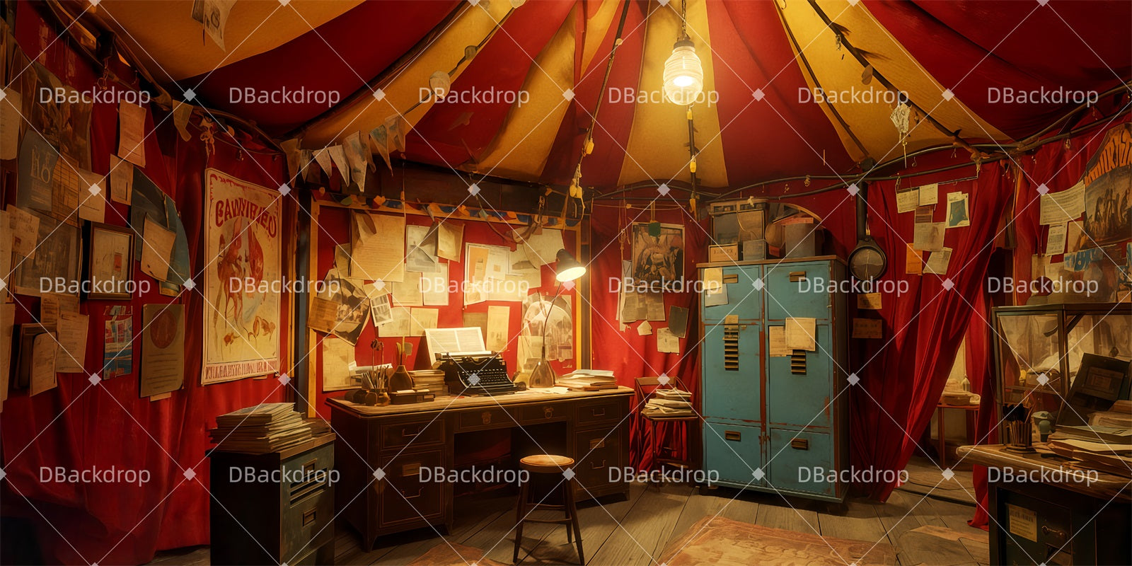 Theatre Stage Backdrop Calloway's Circus Office Backdrops For Theater