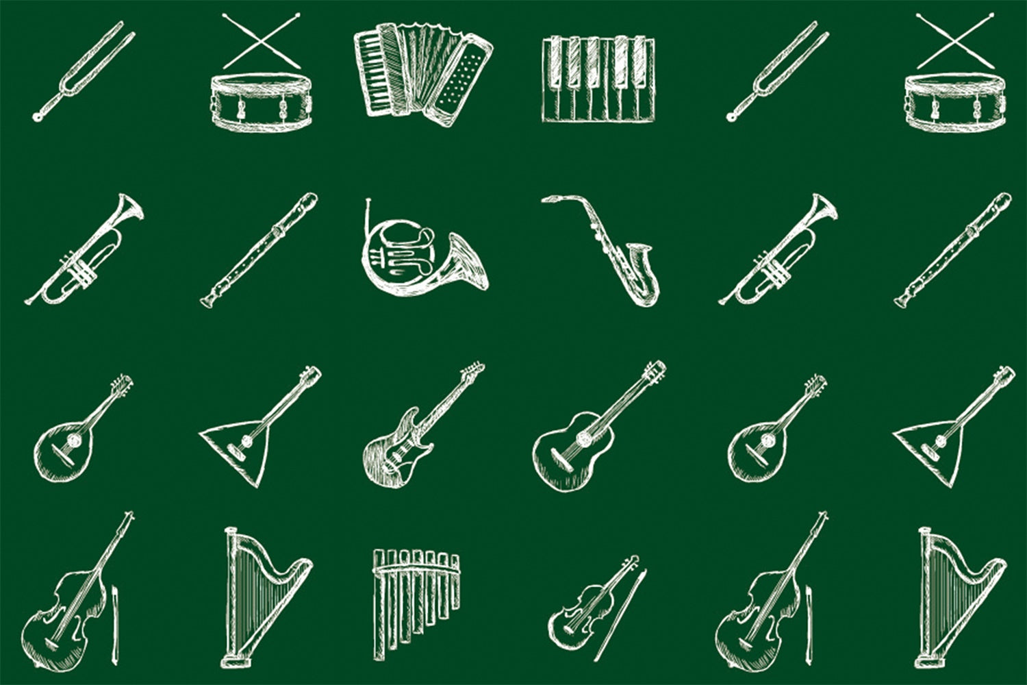 Back to School Band Chalkboard Photography Backdrop BRP7-61 – Dbackdrop