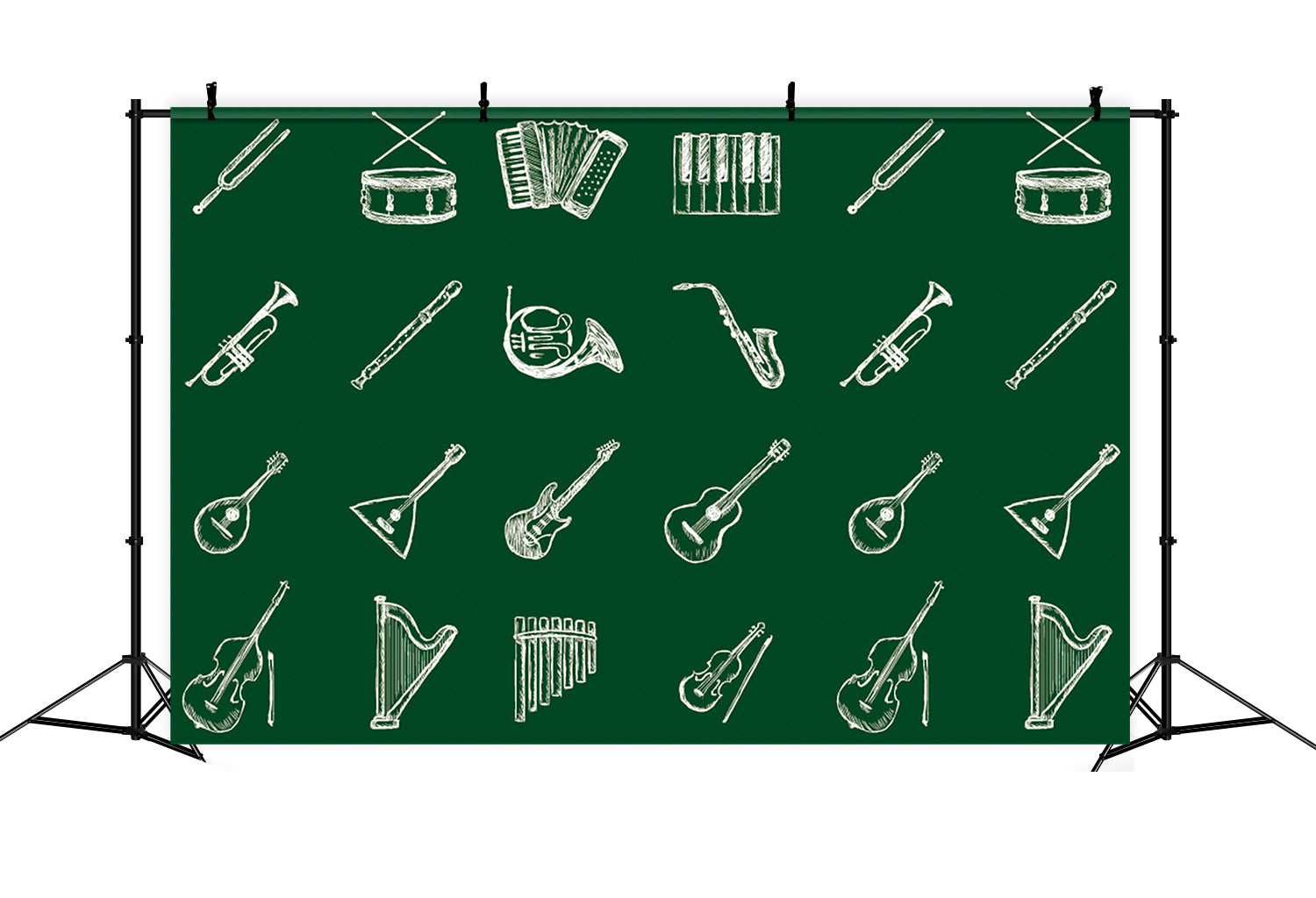 Back to School Band Chalkboard Photography Backdrop BRP7-61 – Dbackdrop