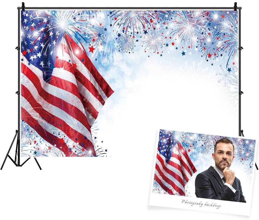 American Flag Independence Day Backdrop for Photography SH628 – Dbackdrop