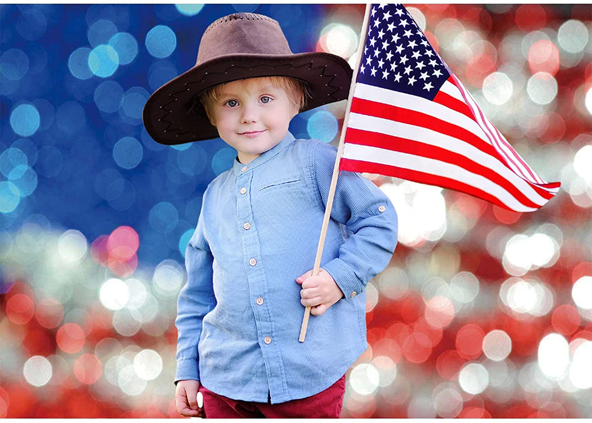 Bokeh 4th of July Backdrop for Photography SH612