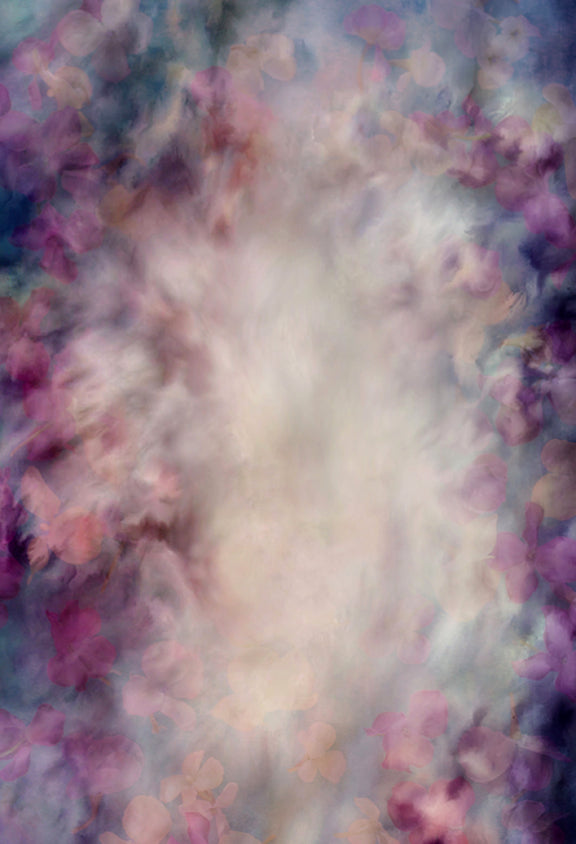 Abstract Floral Backdrop for Photo Studio Designed by Beth Hrachovina ...
