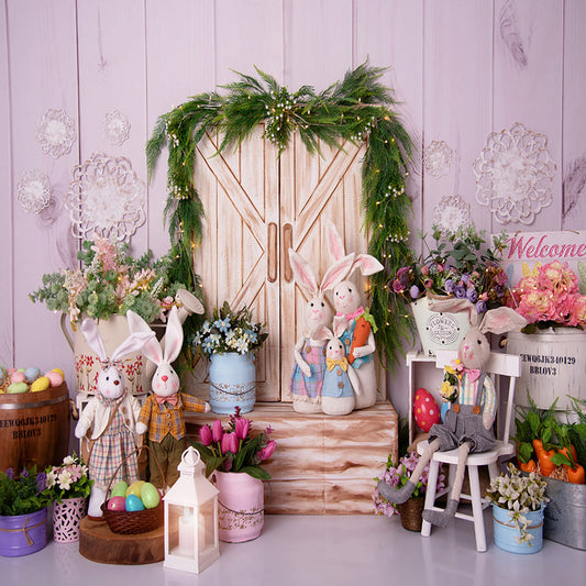 Easter Bunny Backdrops