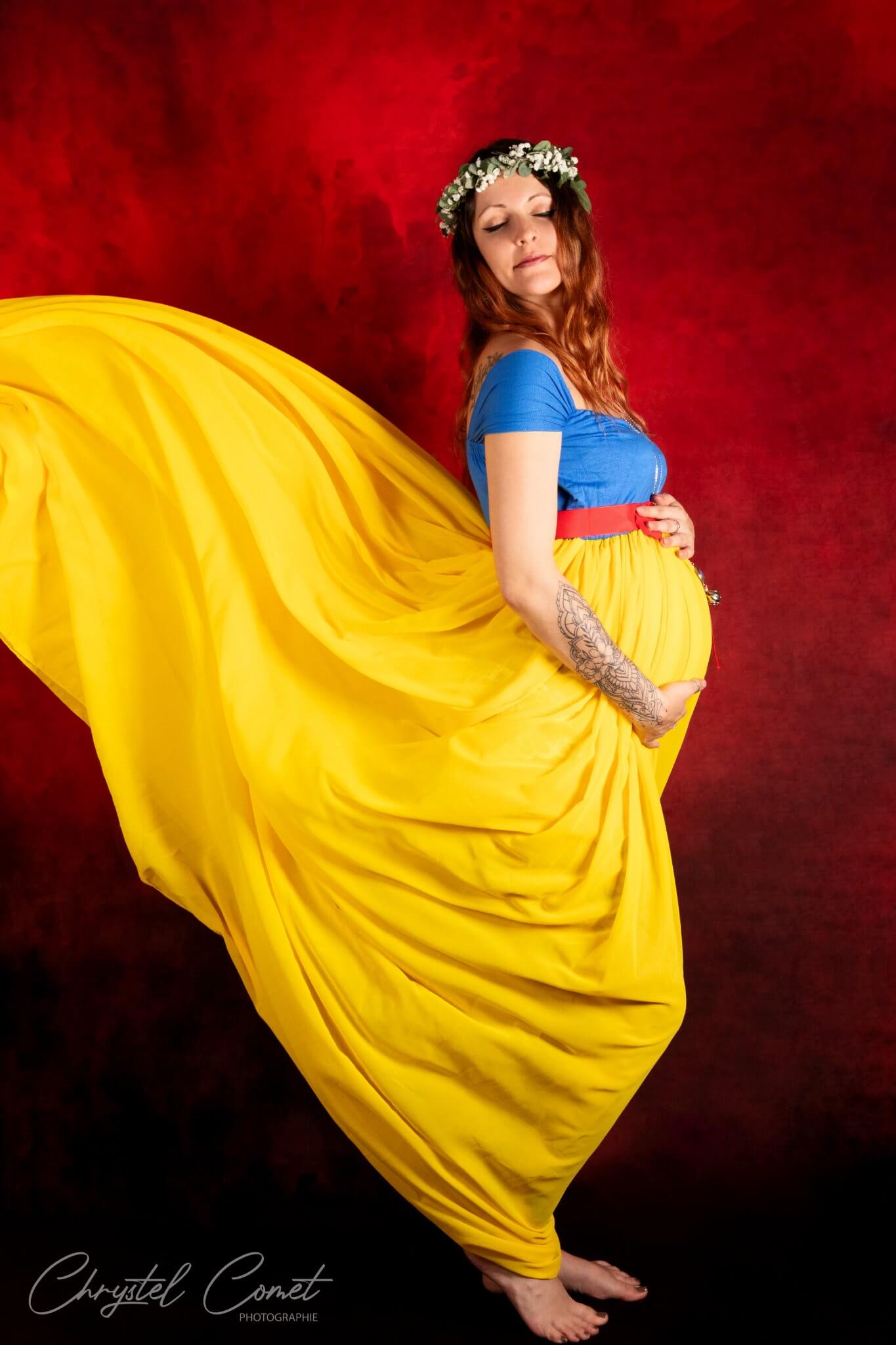 Abstract Watercolor Red Portrait Backdrop for Photo Shoot D206 – Dbackdrop