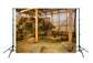 Rural Wooden Barn Interior Dry Hay Stacks Backdrop for Photography D42 ...