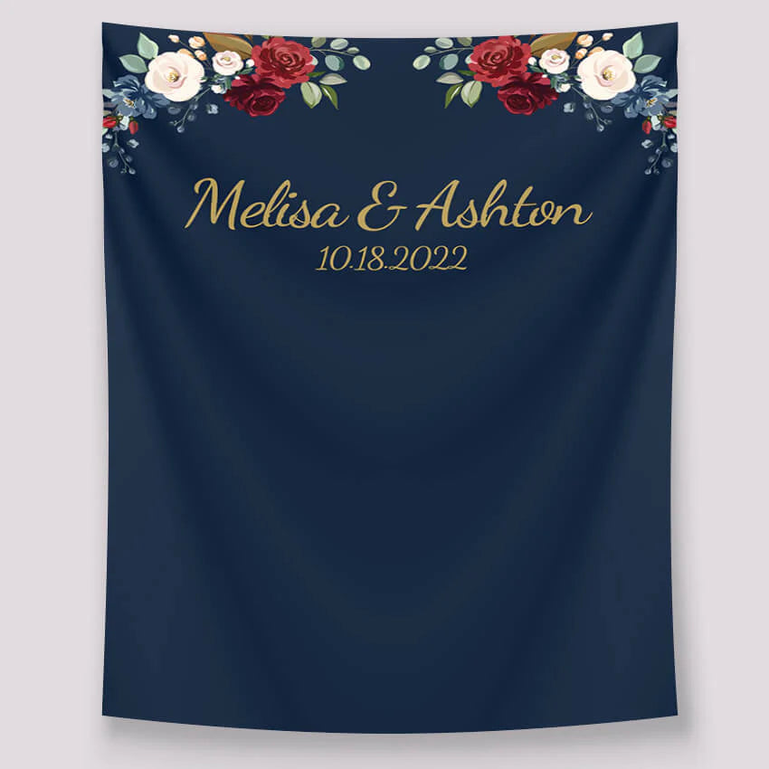 Wedding Engagement Ceremony Custom Backdrop D745 – Dbackdrop