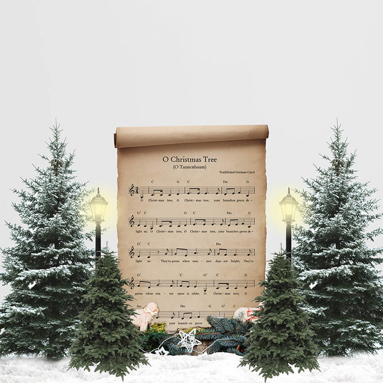Christmas Song Winter Photography Backdrop – Dbackdrop