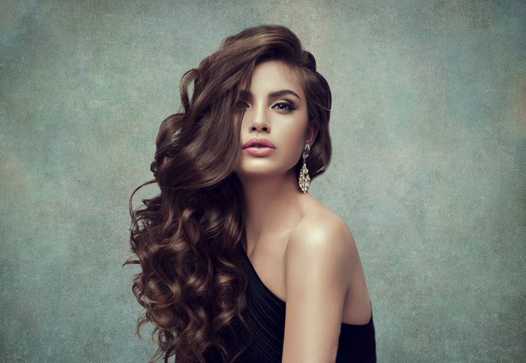 Portrait Blue Abstract Textured Background for Photos DHP-461 – Dbackdrop