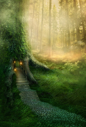 Forest Big Tree Backdrops for Photo Shoot F-160 – Dbackdrop