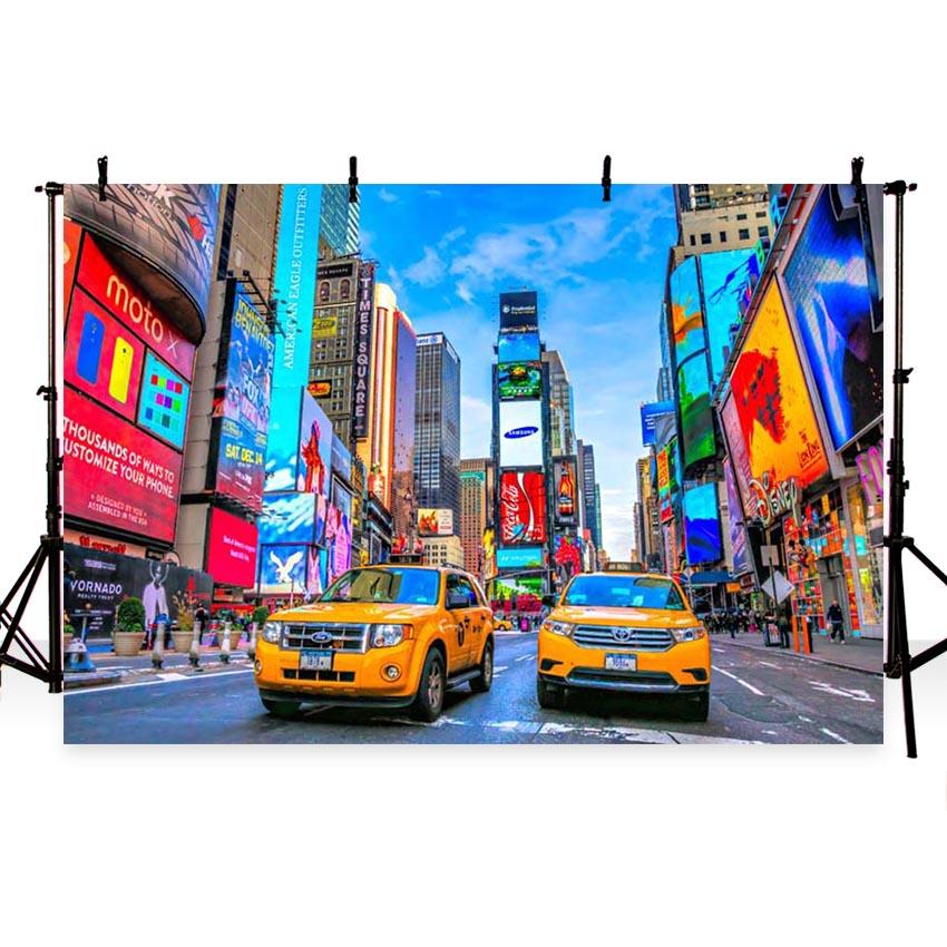 Times Square USA New York Backdrop for Photography G-172 – Dbackdrop