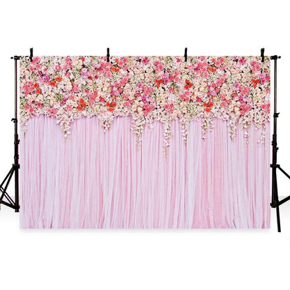 Patterned Backdrops Flower Backdrops Pink Backgrounds G-191 – Dbackdrop