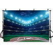 Baseball Ballpark Night Spoitlight Sports Game Stadium Backdrop for Ph ...