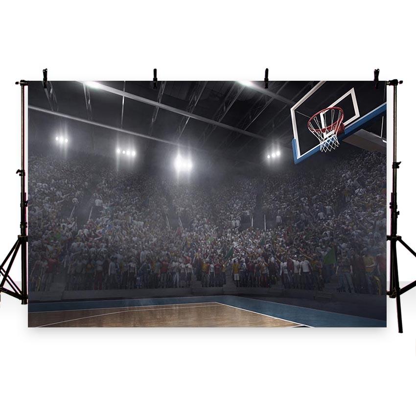 Basketball Sport Gym Backdrops for Photo Booth G-286 – Dbackdrop
