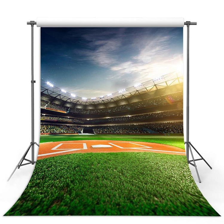Baseball Field Green Photo Booth Backdrop G-311 – Dbackdrop