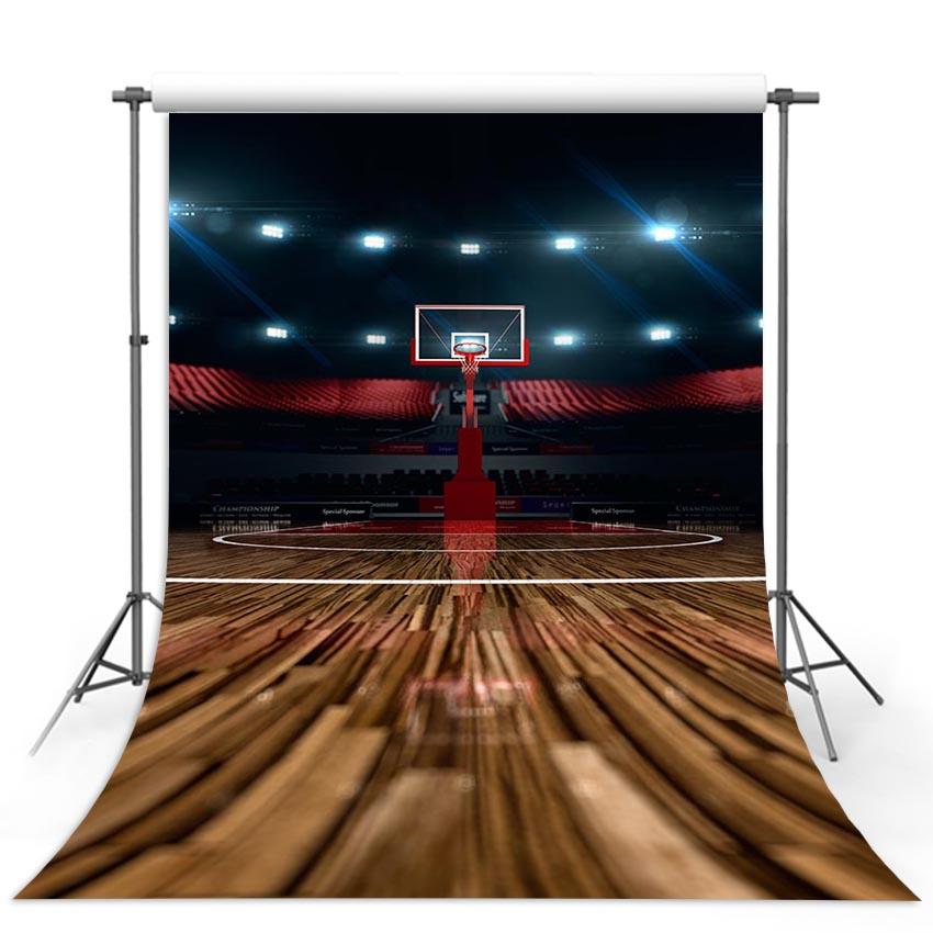 Basketball Night Gym Sports Backdrop for Photography G-313 – Dbackdrop