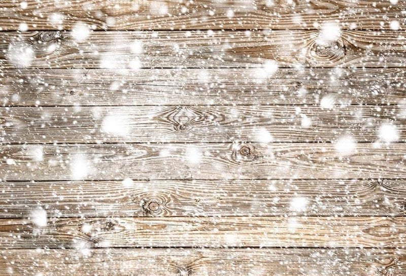 Wooden Snowflake Winter Backdrop for Studio G-533
