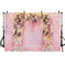 Pink Flower Wall Backdrop for Wedding Events G-741 – Dbackdrop