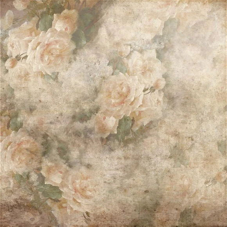 Vintage Grunge Soft Flowers Backdrop for Photography GA-65 – Dbackdrop