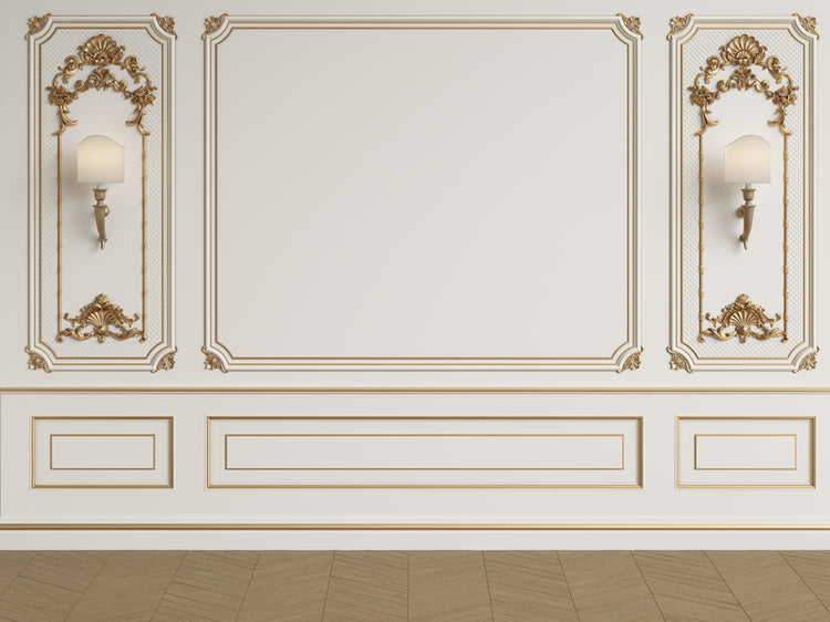 Classic Interior Wall with Mouldings Backdrop for Photos GA-68 – Dbackdrop