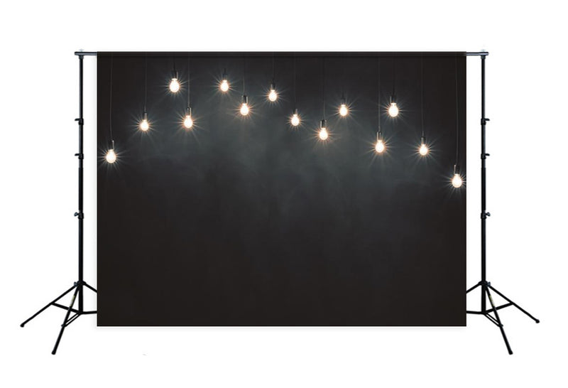 Lights Black Background Photo Studio Backdrop GC-124