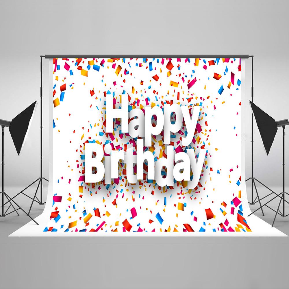 Happy Birthday Backdrop Background For Events HJ04263 – Dbackdrop