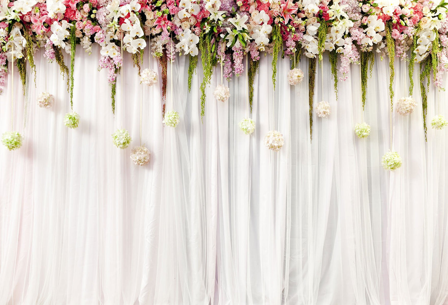 Flower Curtain Backdrops for Party Photography HJ04269 – Dbackdrop