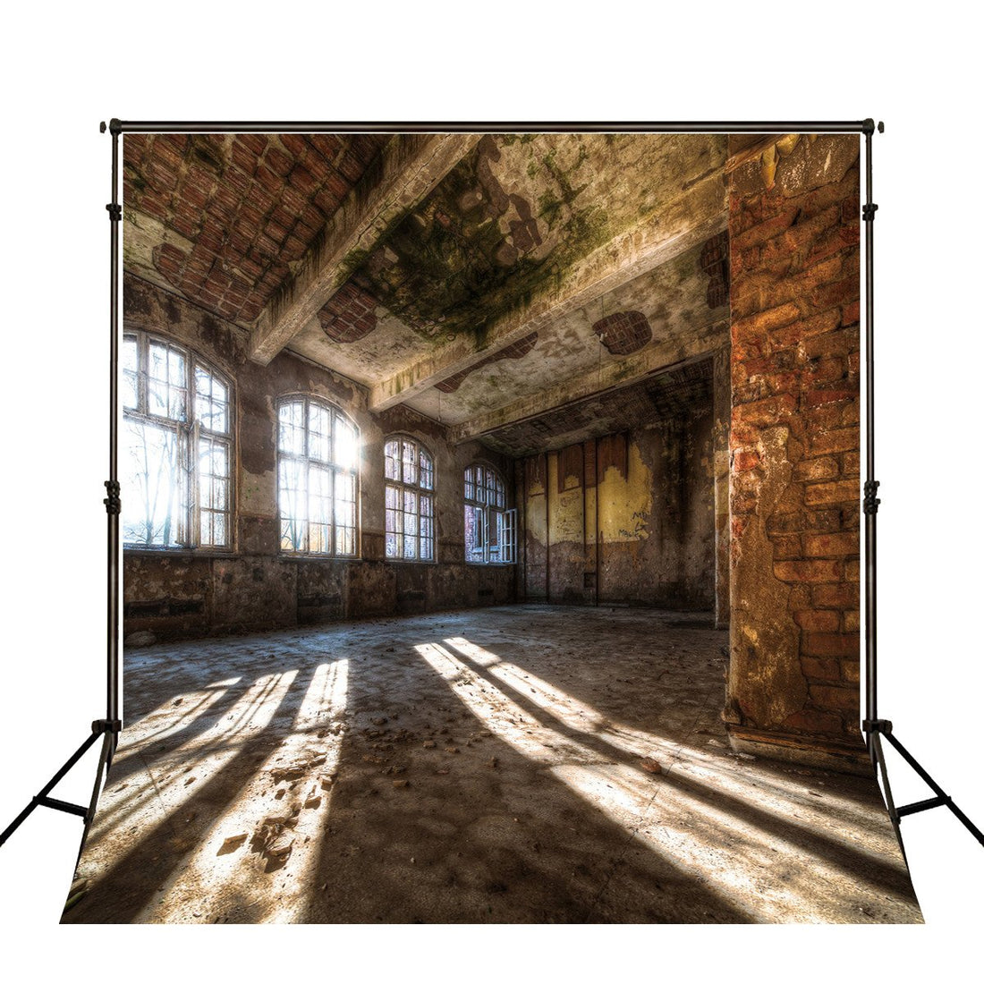 Grunge Old Wooden Inside House Window Backdrop for Photography J02737 ...