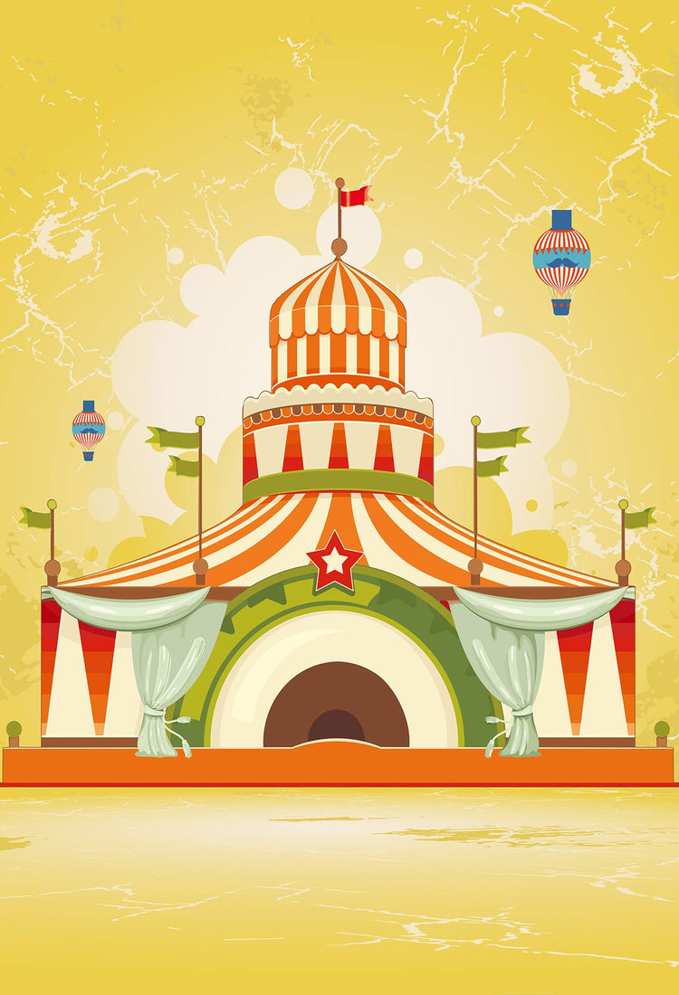 Baby Circus Cartoon Photography Background J04299 – Dbackdrop