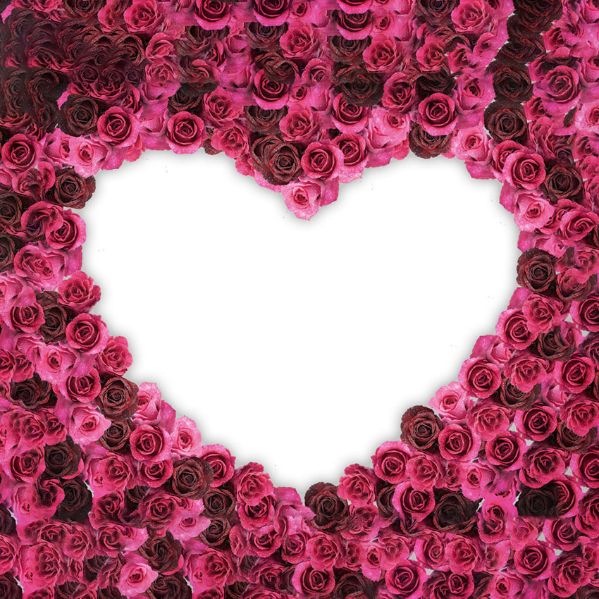 Heart Flower Wall Backdrops for Events Photography LM-H00117 – Dbackdrop