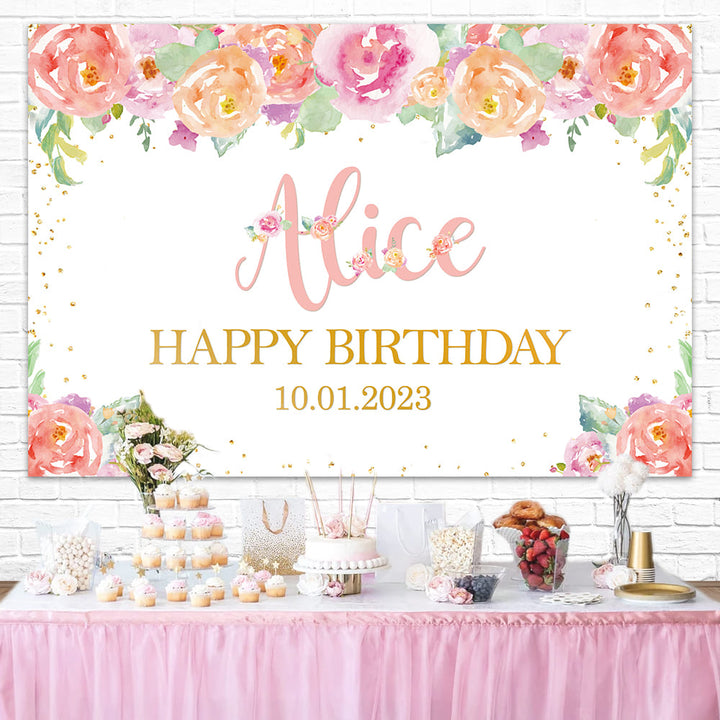 Custom Birthday Backdrops - Custom Backdrops for Birthdays - Dbackdrop
