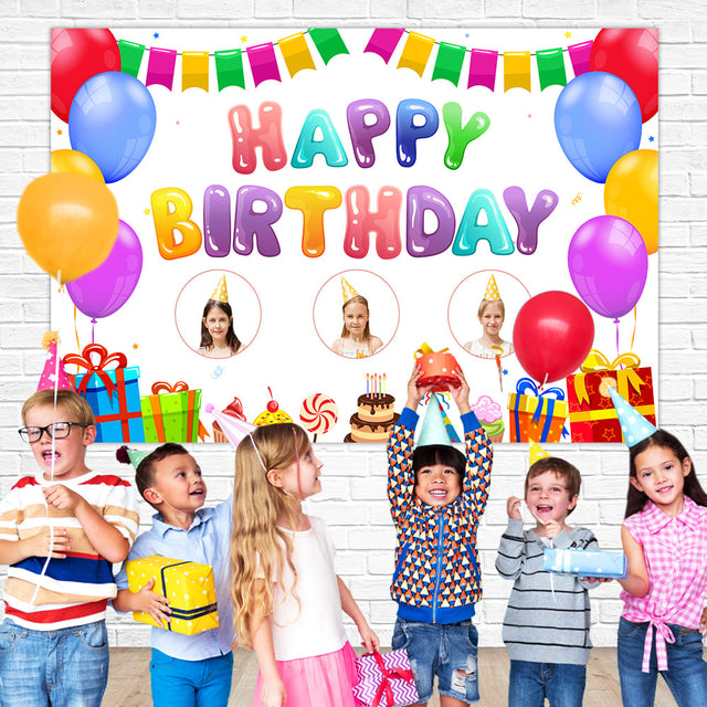 Custom Birthday Backdrops - Custom Backdrops for Birthdays - Dbackdrop ...
